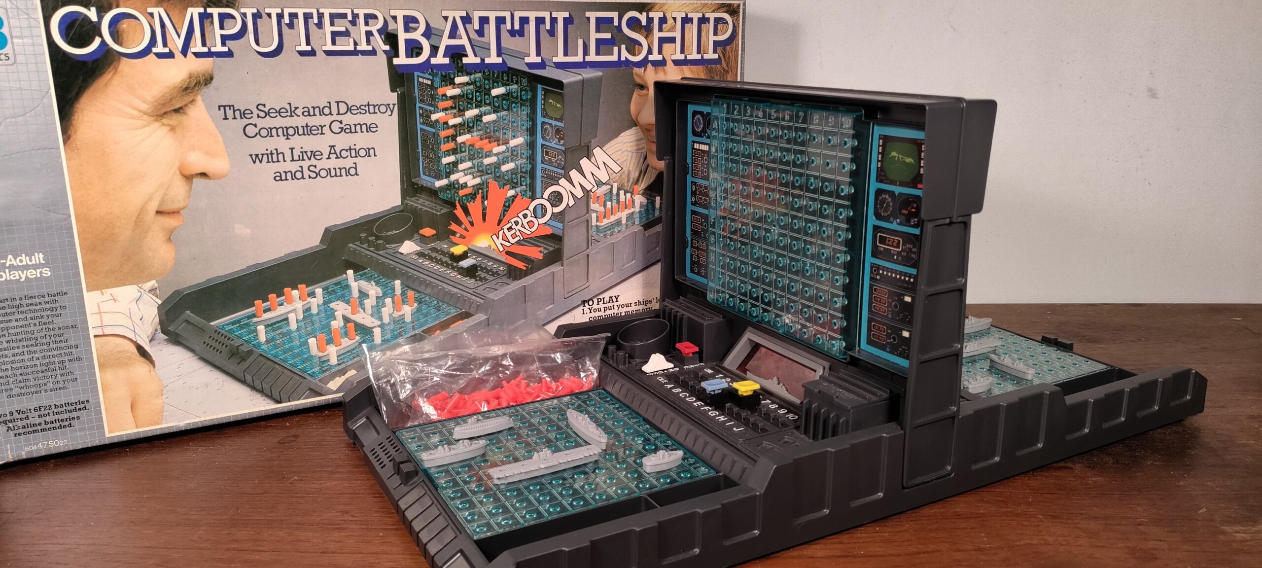 Sjældent Electronic computer battleship fra 1977. I perfekt stand ...
