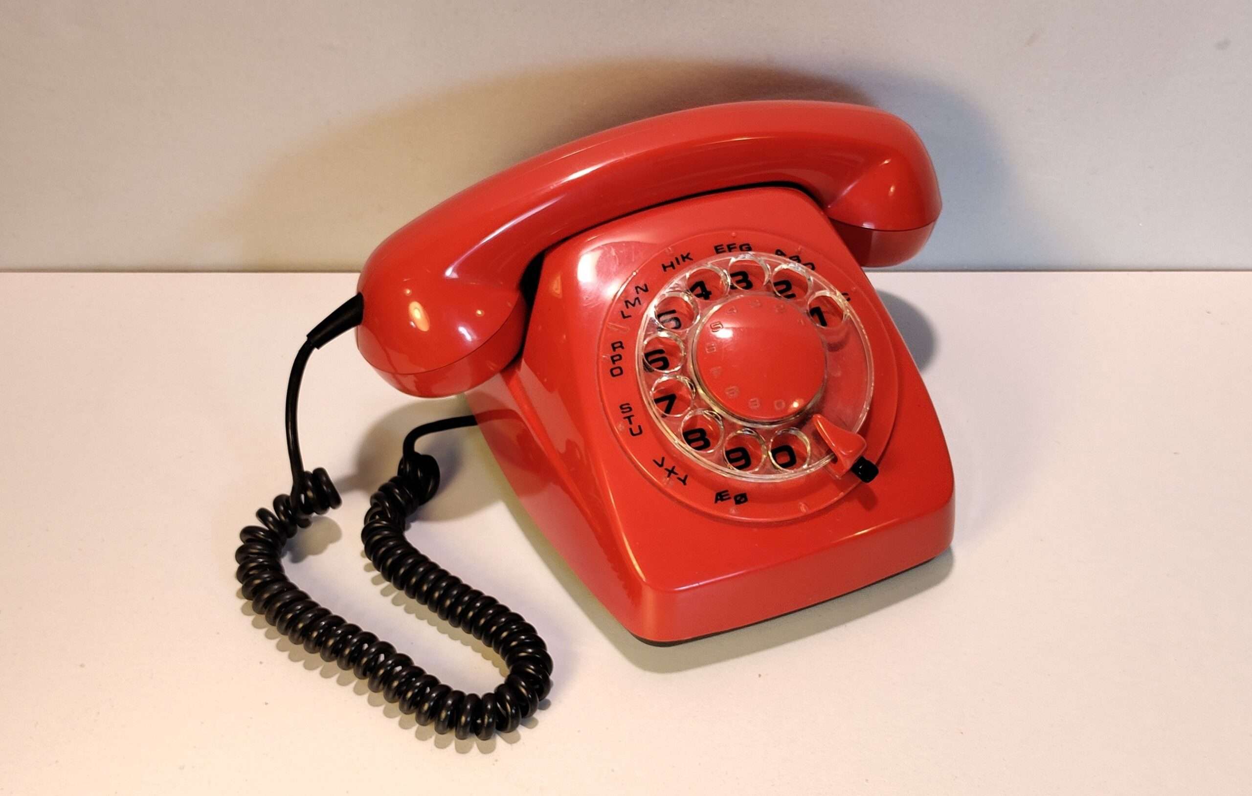 "Den røde telefon" KIRK 73D • Møllers smukkelamper.dk - Retro og ...