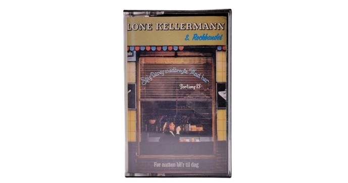 Lone Kellermann og Rockbandet - Før natten bli`r til dag kassettebånd ...