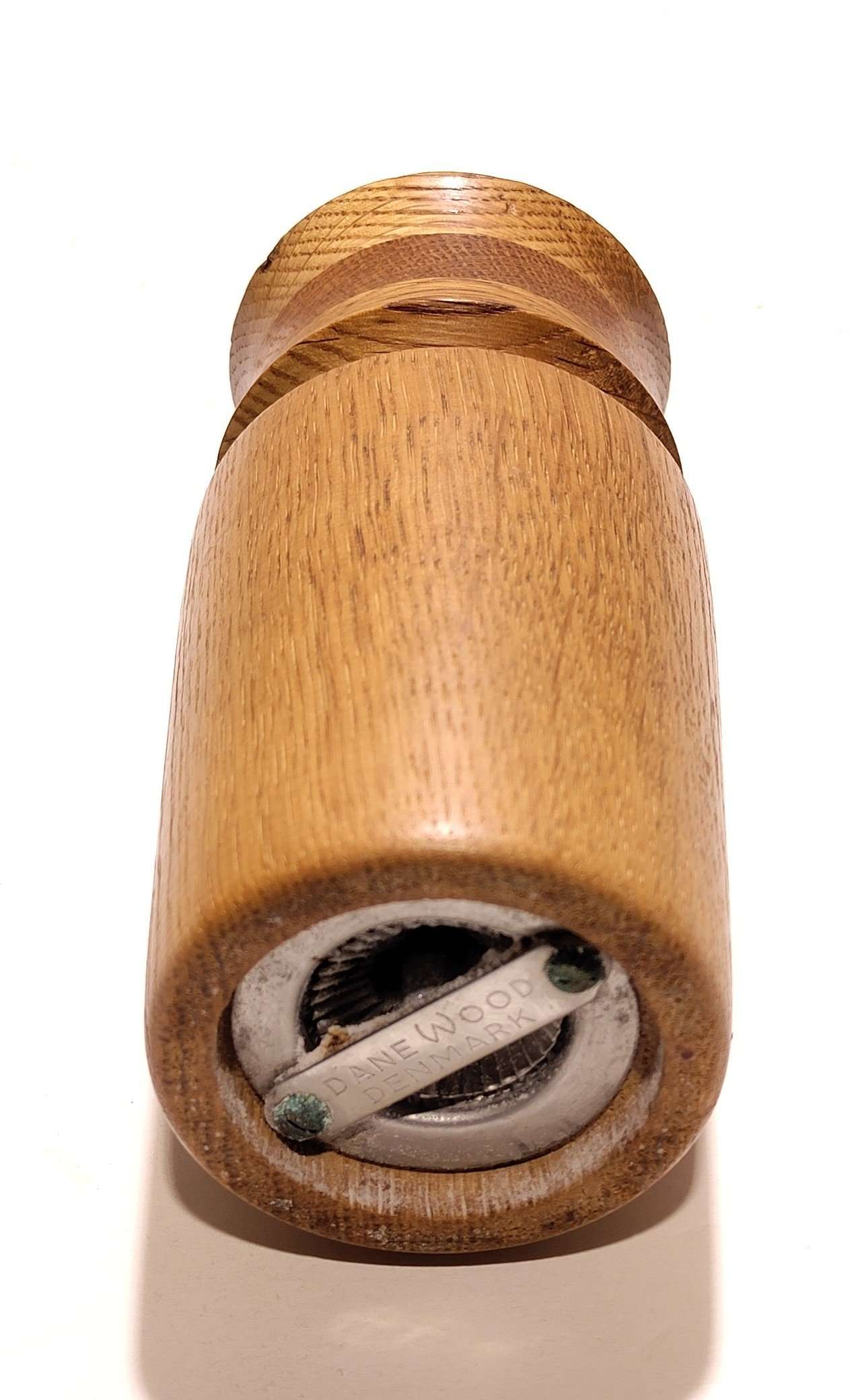 Vintage Dane Wood salt kværn. 13,5 cm i højden • Møllers smukkelamper ...