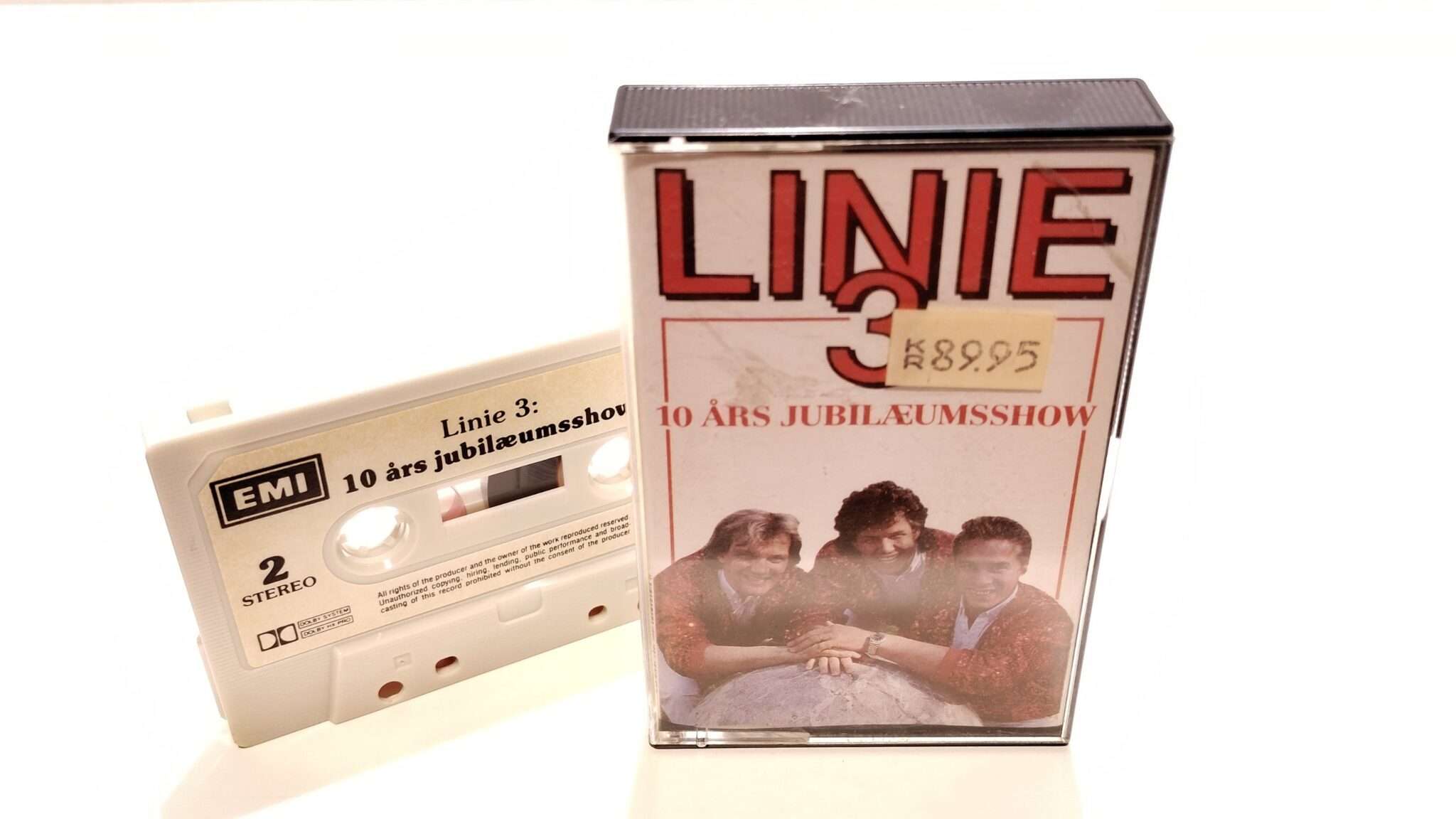 Origina kassettebånd. Linie 3 - 10 års jubilæum show. 1980. • Møllers ...