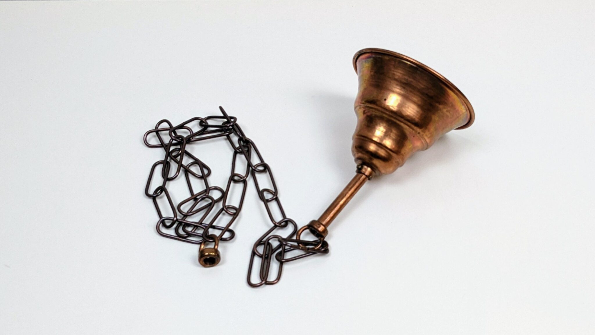 Original kobber nedhæng. J.J.Hammer og Krone. 110 cm nedhæng ...