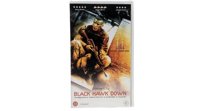 Klassisk Film VHS - Black Hawk Down 2001. Original VHS kassettebånd ...