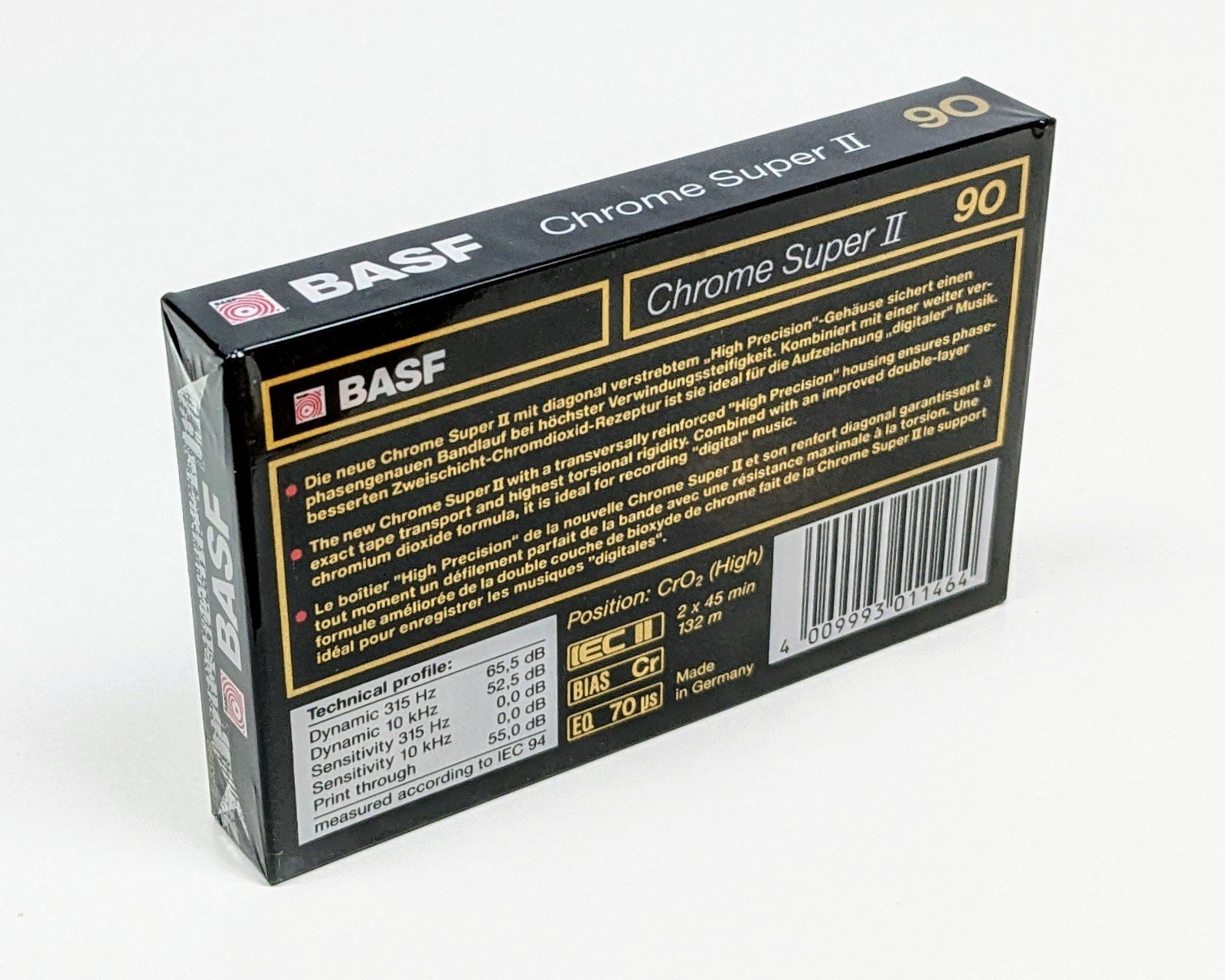 BASF - Chrome super original nyt kassettebånd. • Møllers smukkelamper ...