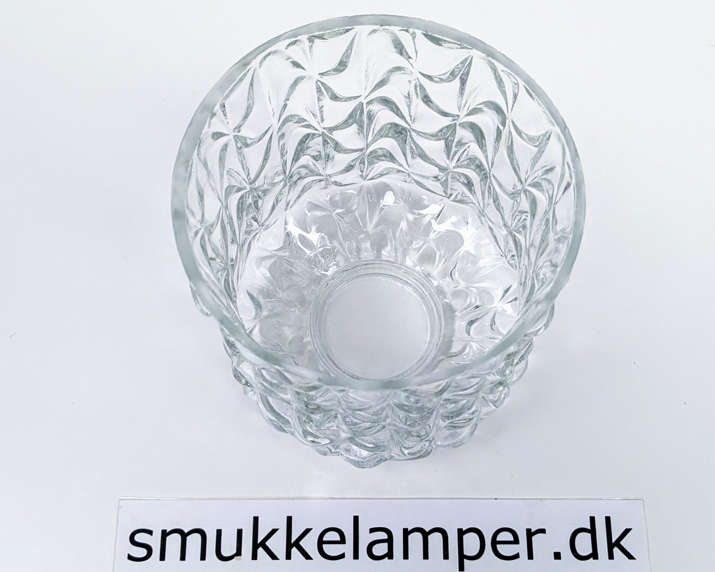 Svensk Orrefors lysekrone glas 1960. Sjældent. Klart glas med bølger ...