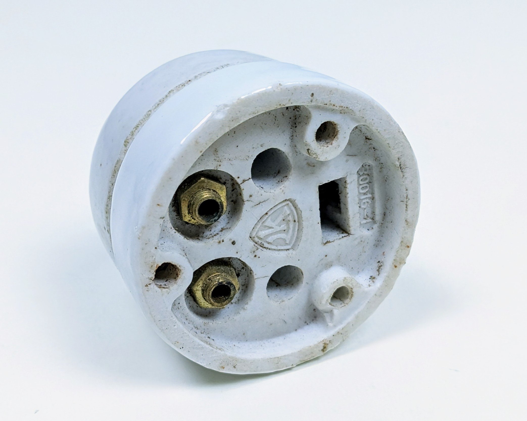 Dansk porcelæn 1 polet afbryder. LK 30016-1. Vintage. Porcelæn. Fra ...