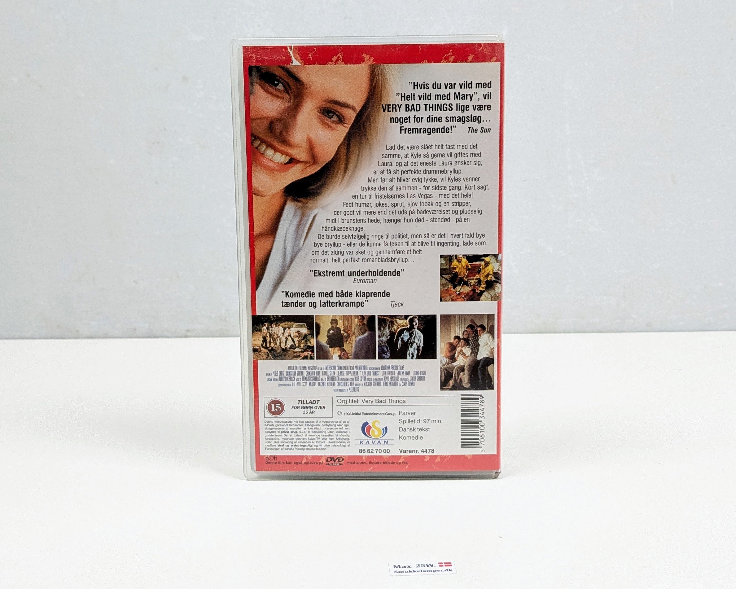 Klassisk VHS - Very bad things - 1998 - Original VHS kassettebånd ...